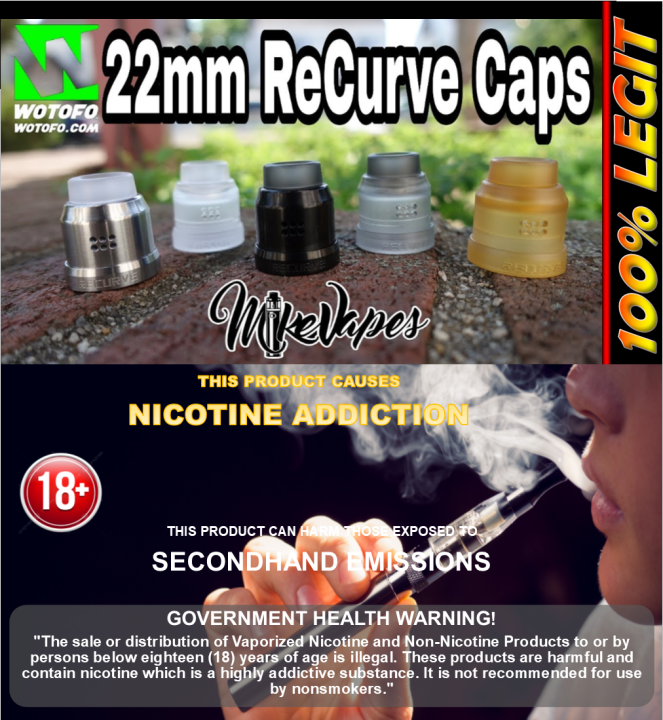 Wotofo Recurve Dual RDA Conversion Cap | Lazada PH