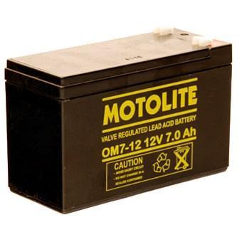 Motolite UPS Battery 12V 7Ah 20hr OM7-12 12 Volts 7 Ampere Rechargeable ...