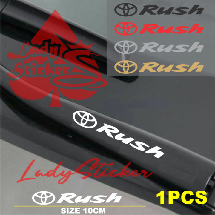 Sticker variasi wiper talang air mobil rush cutting sticker wiper ...