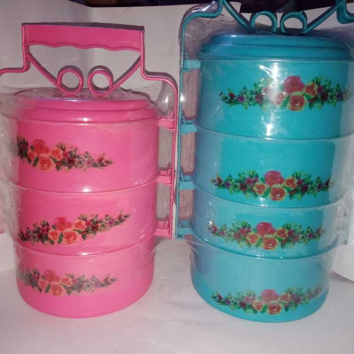 Rantang susun 3 & 4 / Wadah tempat makanan murah | Lazada Indonesia