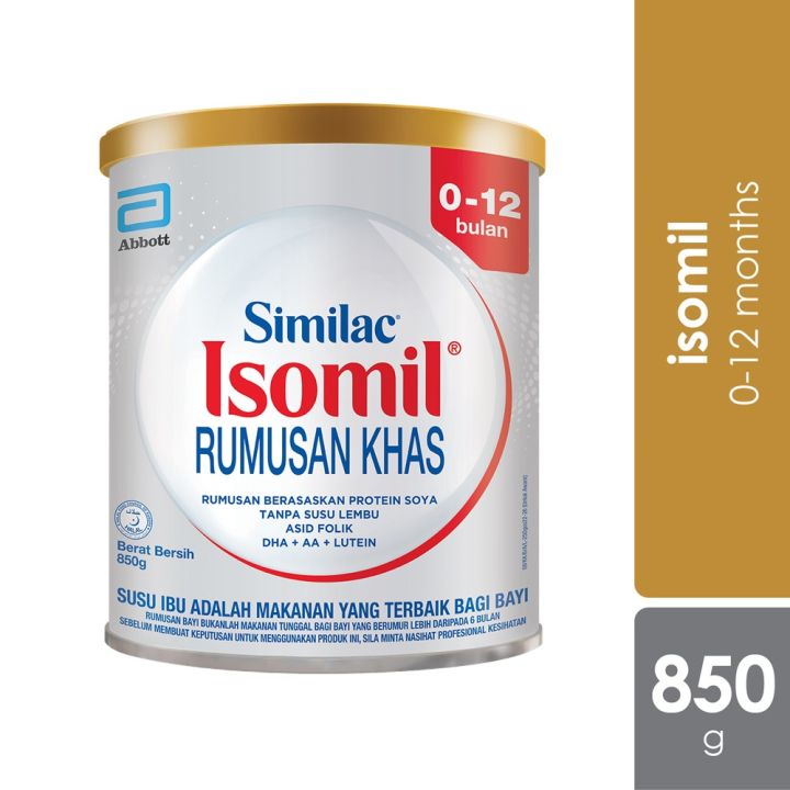 Abbott Isomil Rumusan Khas 0-12 Month 850g | Lazada