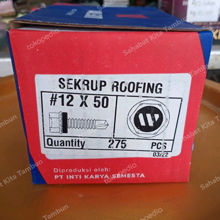 SEKRUP ROOFING WILSON 5CM / SKRUP ROOFING 5 CM / BAUT ROOFING ATAP ...
