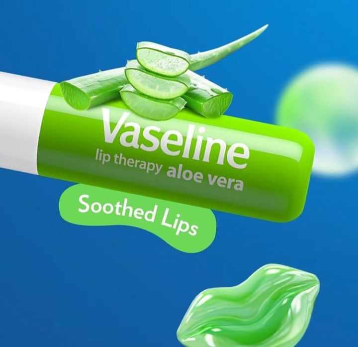 VASELINE LIP THERAPY BALM STICK ALOE VERA 4.8G | Lazada Indonesia