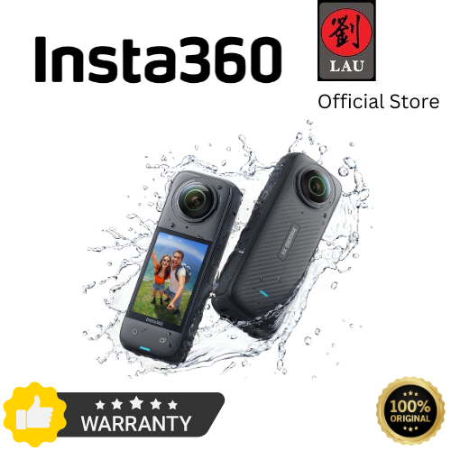 Insta360 X4 8K waterproof 360 action camera bundles travel dive motorcycle bike-1 year warranty ...