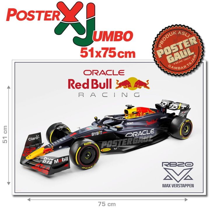 Poster XJumbo F1 2024 : RED BULL RACING - RB20 MAX VERSTAPPEN #XJFJP290 ...