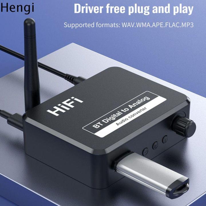 HENGI AUX Audio Audio Receiver Adapter Wireless Bluetooth Transmitter ...
