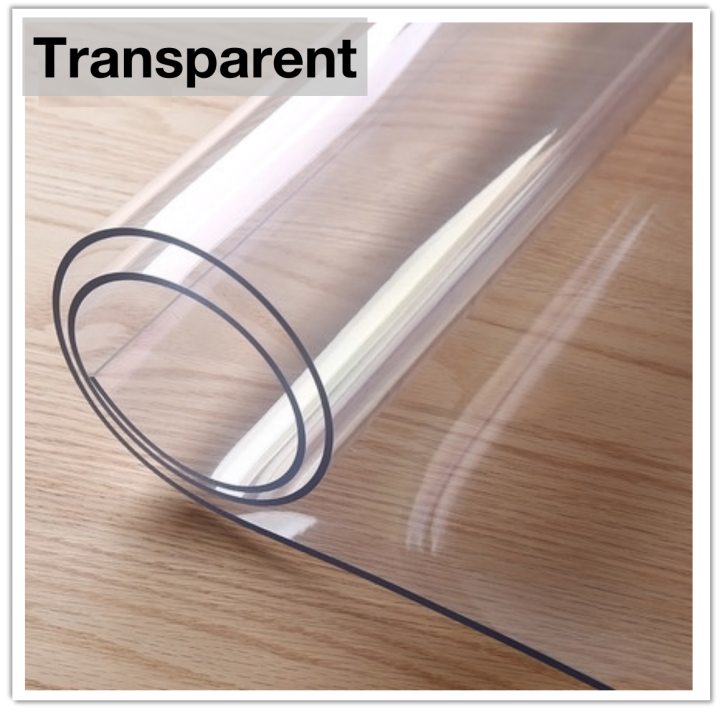 [SG Ready Stock] 2mm thickness Table Mat Protector PVC Soft Crystal ...