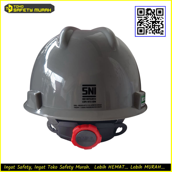 Safety Helmet SNI MSA Lokal Helm Proyek Sarang Puter Fastrack+ Tali ...