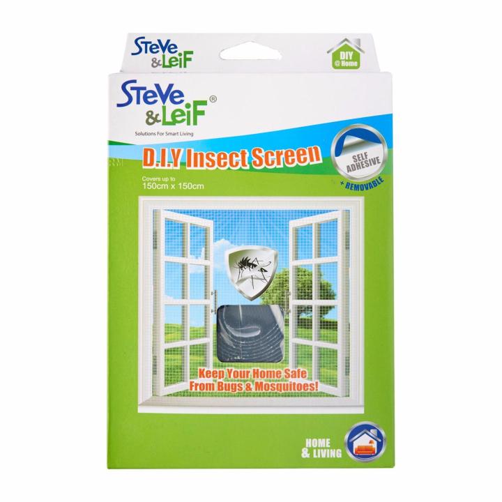 Steve & Leif's DIY Window Polyester Insects Screen (1.5M x 1.5M ...