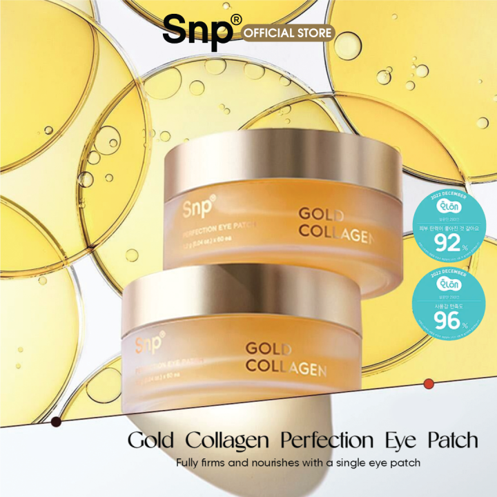 SNP Gold Collagen Perfection Eye Patch (60 Pcs) | Lazada