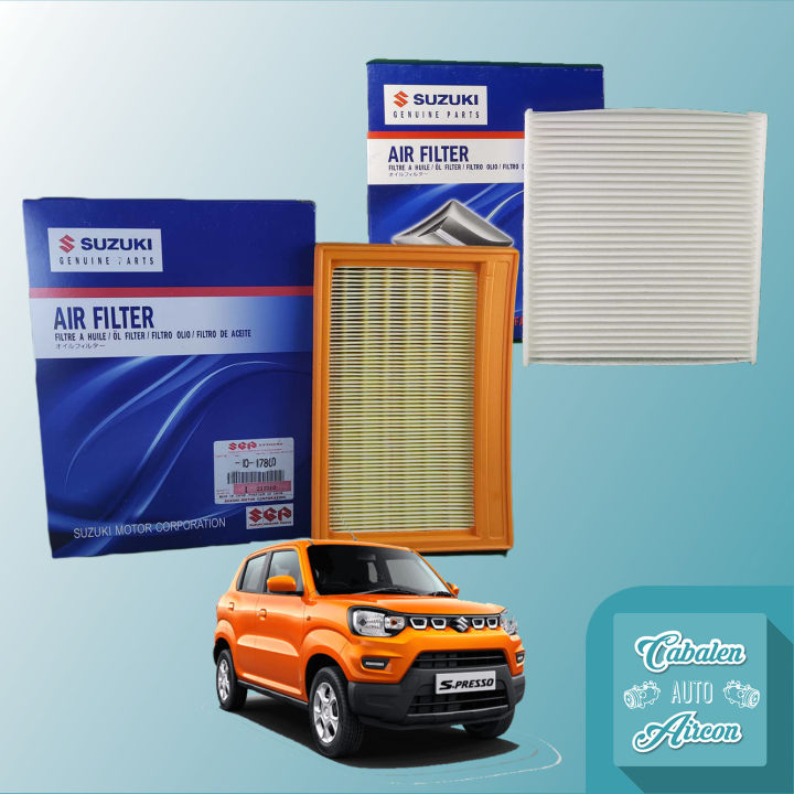 Air Intake Filter + Cabin Filter package forSuzuki S-PRESSO (Spresso ...