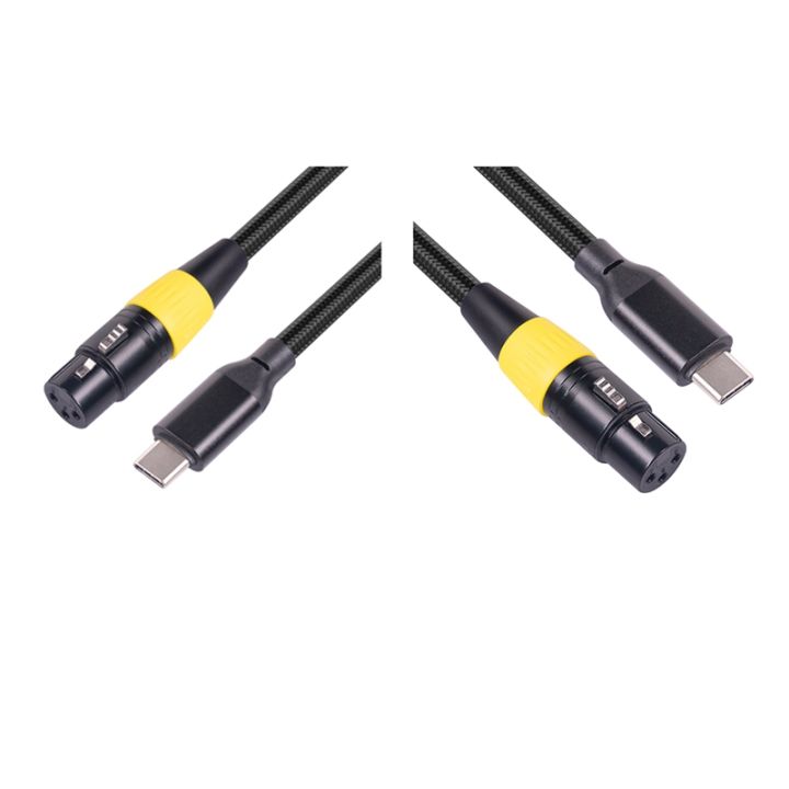 USB C to XLR Female Cable Type C Male to 3 Pin XLR Female Microphone ...