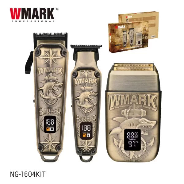 WMark NG-1604 Kit 3in1 Barber Clipper Trimmer Shaver NG-1004 NG-1904 NG-1204 | Lazada Indonesia
