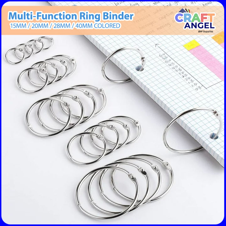 Loose Leaf Ring Binder 15mm / 20mm / 25mm / 32mm / 35mm / 38mm Metal ...