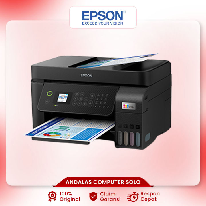 Printer Epson L5290 Wi-Fi All in One EcoTank Ink Tank with ADF | Lazada ...