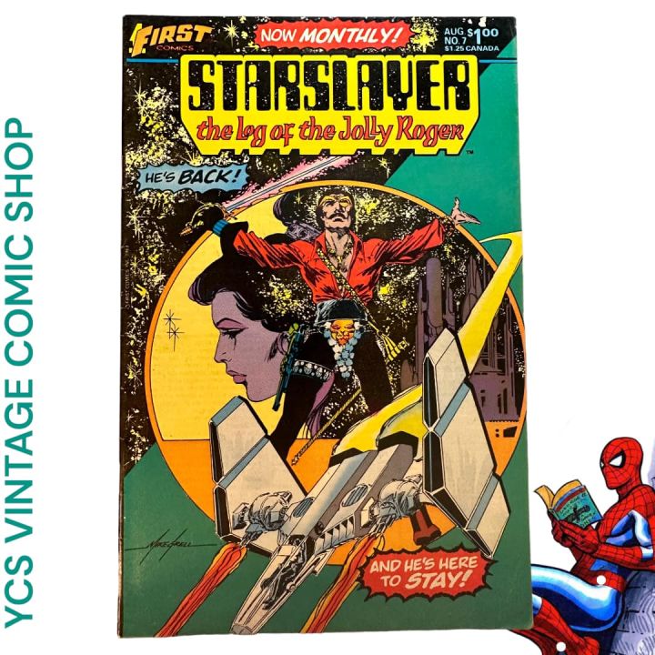 Starslayer 7 Published Aug 1983 by Pacific/First Comic Book Script by ...