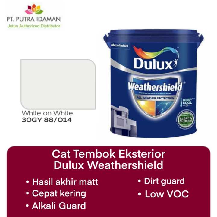 DULUX WEATHERSHIELD EXTERIOR - WHITE ON WHITE 30GY 88/014 Tinting ...