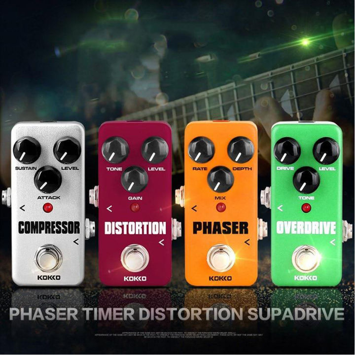 READY! KOKKO Guitar Effect Pedal Mini Compressor Pedal Portable Guitar Effect Pedal Guitar Parts ...