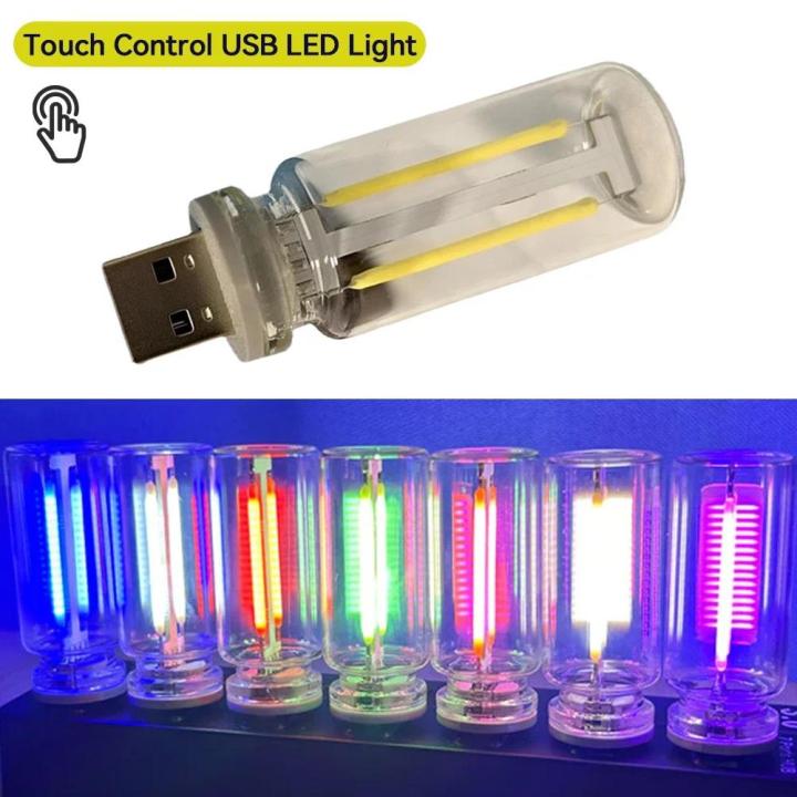 Retro Đèn LED USB Filament chạm cảm ứng làm mờ bóng đèn 5V Retro Bóng ...