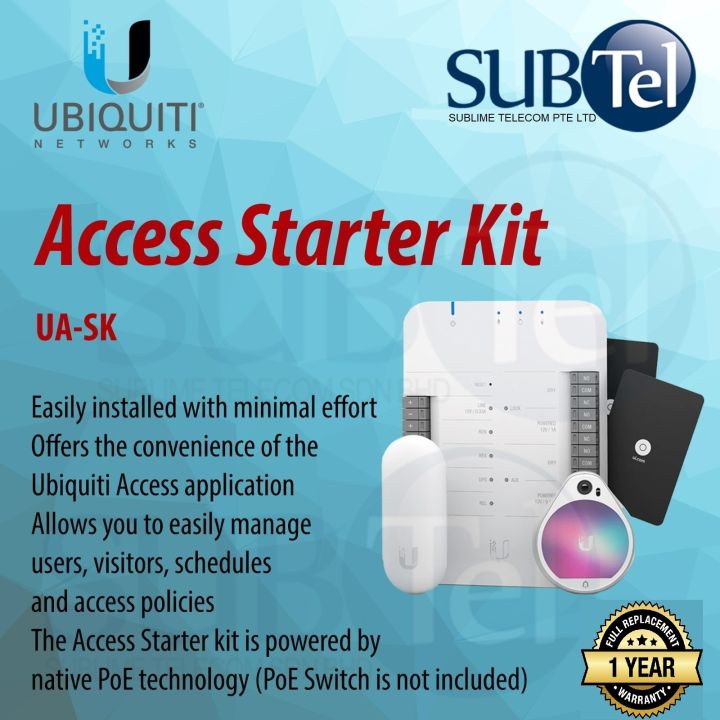 UA-SK Ubiquiti Networks UniFi Access HUB UA-HUB Starter Kit Requires ...