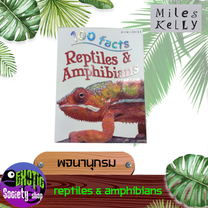 พจนานุกรม 100 Facts reptiles & amphibians | Lazada.co.th