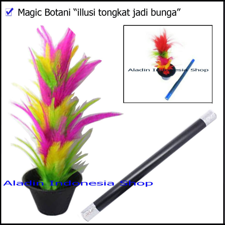 Alat sulap Tongkat jadi bunga - botani - alat sulap | Lazada Indonesia