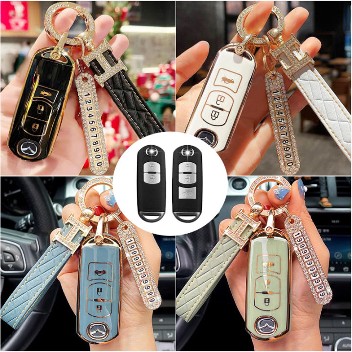 MAZDA Car TPU Key Cover Case For MAZDA 2 3 5 6 Atenza Axela Demio CX-3 ...