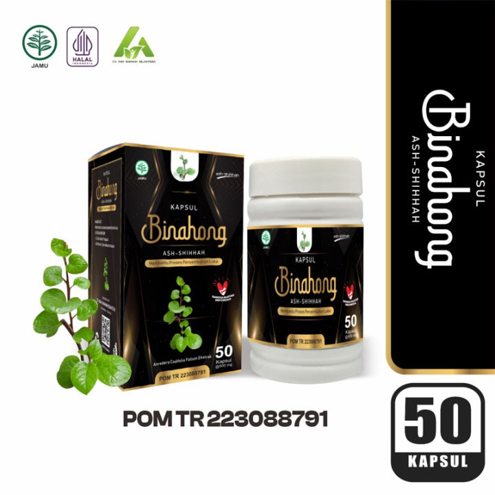 Kapsul Ekstrak Daun Binahong Ash Shihhah Ash Shihah Original 50 kapsul | Lazada Indonesia