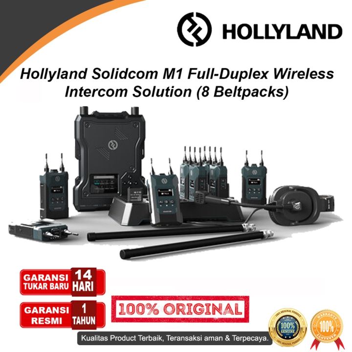 Hollyland Solidcom M1 Wireless Intercom Solution 8 Beltpack | Lazada Indonesia