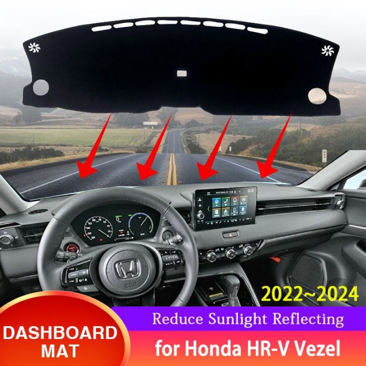 Fit for Honda HRV HR V Vezel RV 2022 2023 2024 Car Dashboard Dash Mat ...