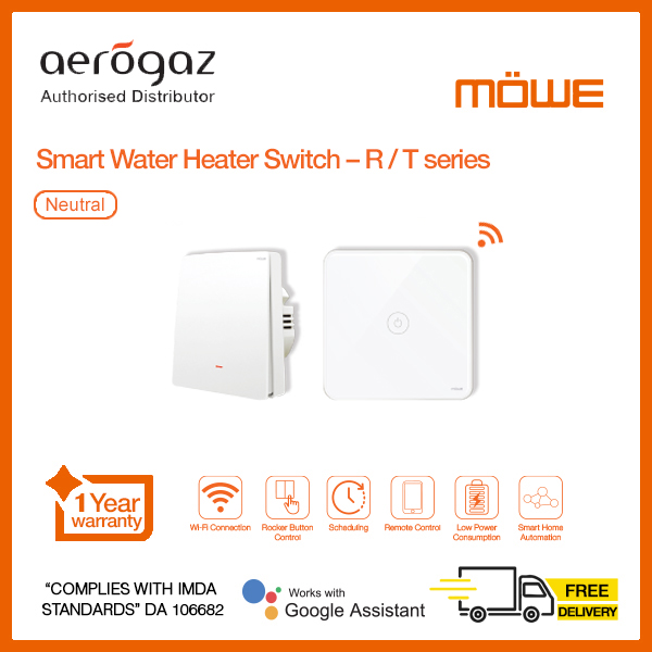 Mowe WiFi Smart Water Heater Switch | Lazada Singapore