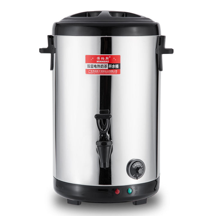 ZZUOM Large capacity boiling water bucket, stainless steel electric ...