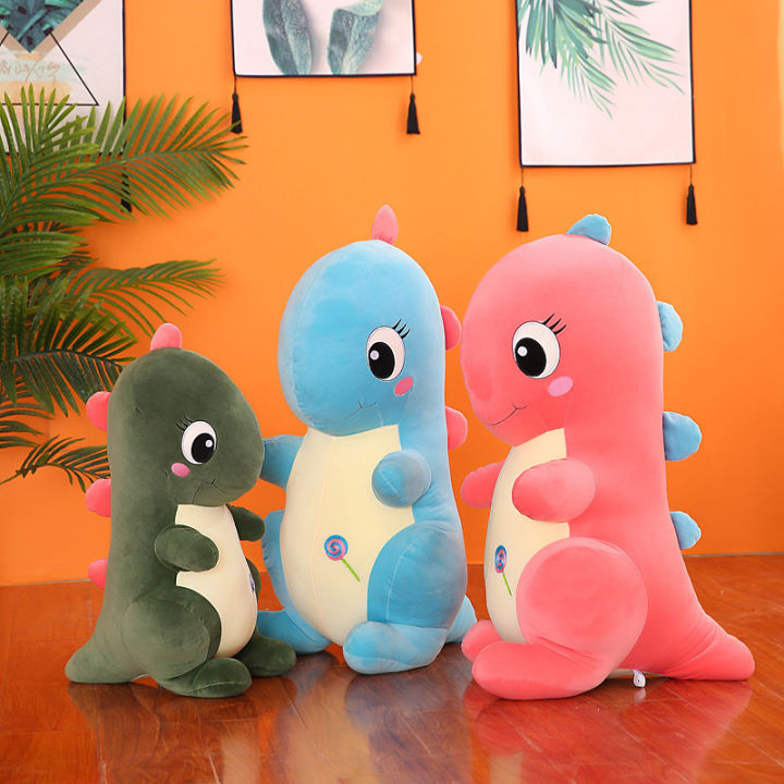 Super Cute Down Dinosaur Doll Tyrannosaurus Rex Stuffed Toys Pillow ...