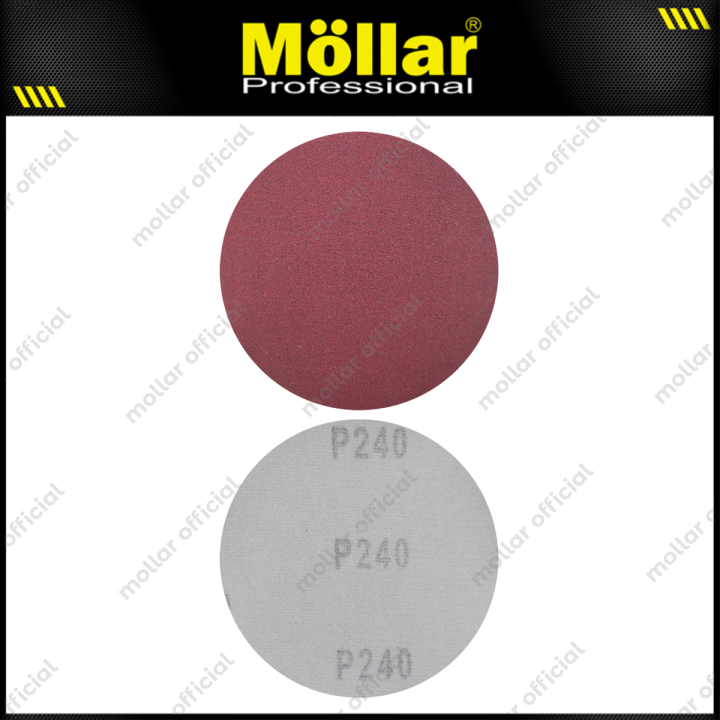 HSS Amplas Velcro Grit 240 Amplas Bulat Tempel Mesin Gerinda - Satuan ...