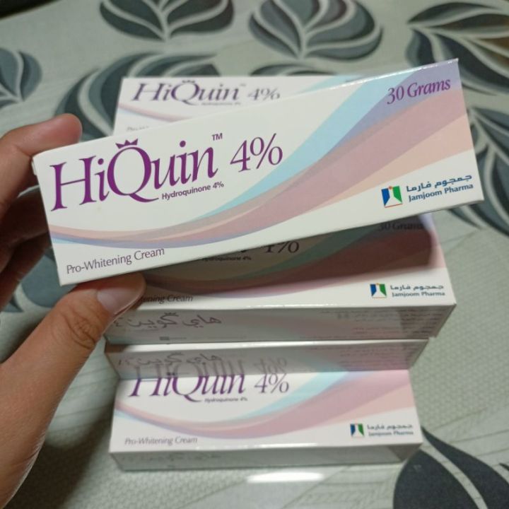 【Hot】 Authentic HiQuin Hydroquinone Cream Pro Whitening 4% 30G - ON ...
