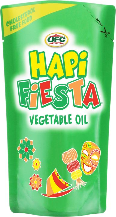 UFC Hapi Fiesta Vegetable Oil 1L Stand Up Pouch | Lazada PH