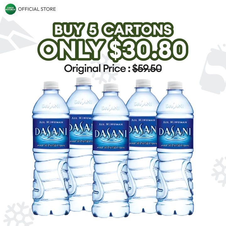 Dasani Drinking Water (1.5L x 12 Bottles / 600ml x 24 Bottles) | Lazada ...