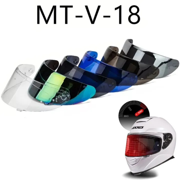 Motorcycle Shield MT-V-18 Visor For AXXIS Helmet EAGEL/EAGLE SV/DRAKEN ...