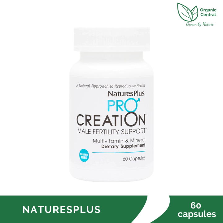 NaturesPlus ProCreation Male Fertility Support 60 Capsules | Lazada PH