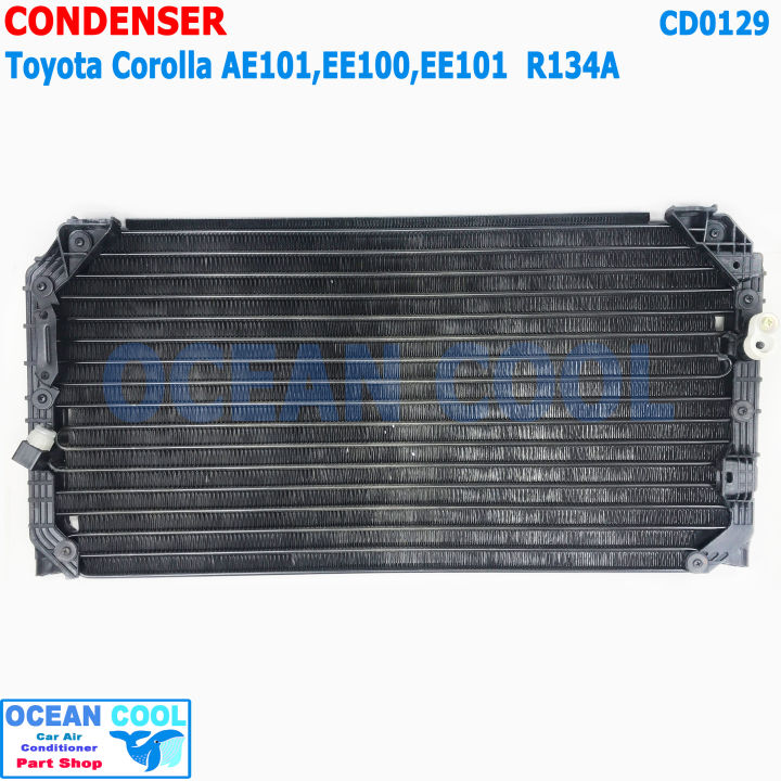 แผงแอร์ โตโยต้า โคโรล่า AE101 ,EE100 ,EE101 R134a CD0129 โฉม สามห่วง ...