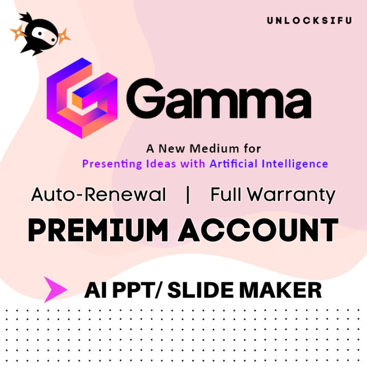 GAMMA.APP AI Presentation Slides Premium Full Warranty | Lazada PH