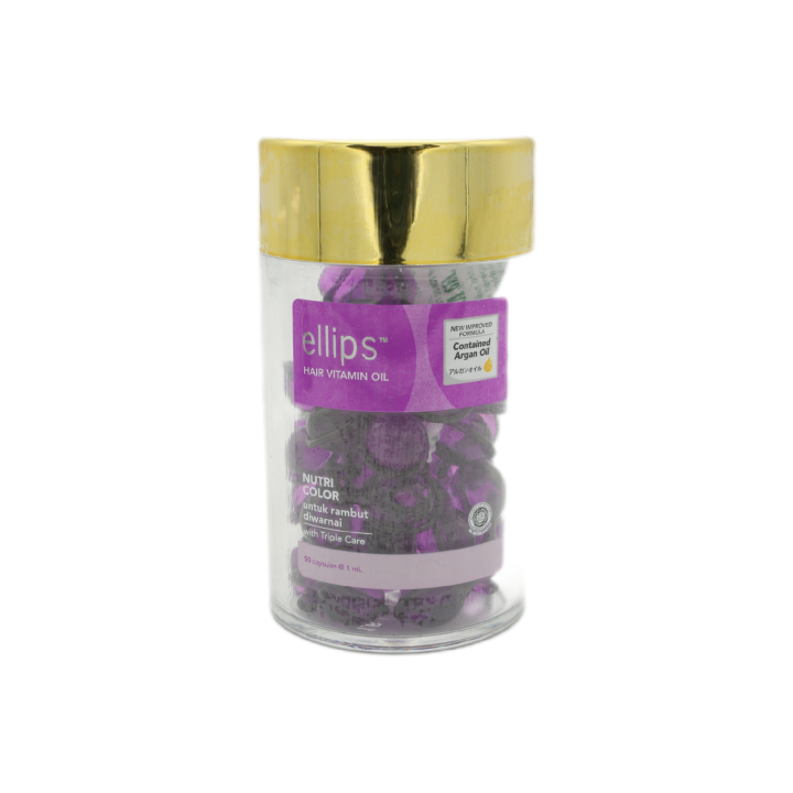 ELLIPS Hair Vitamin Hair Treatment 1ml x 50 Caps (Random of cap in Gold ...