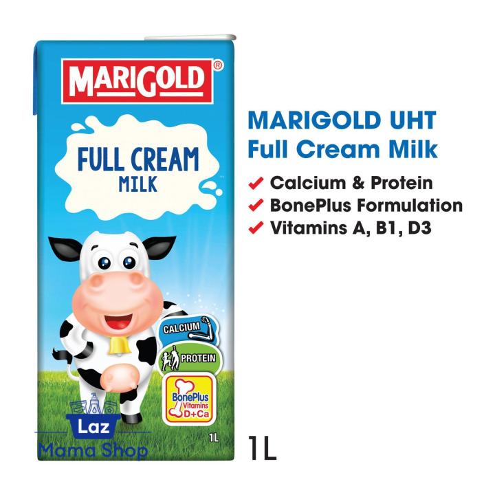 Marigold Full Cream UHT Milk 1L (Laz Mama Shop) | Lazada Singapore