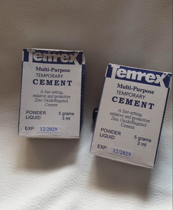 TEMREX Small size Multi-Purpose Temporary Cement sold per box | Lazada PH