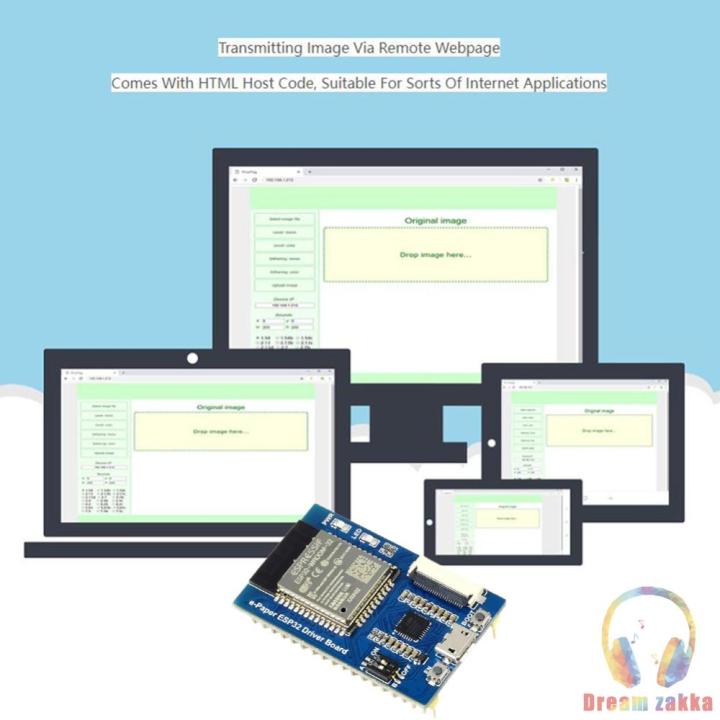 ESP32 E-ink Display Screen Module Bluetooth-compatible Wireless Powered Epaper Module SPI E ...