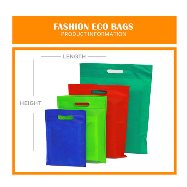Flat Eco Bag Storage Bag Non -Woven Handbag Cutting Small Bag Shopping ...