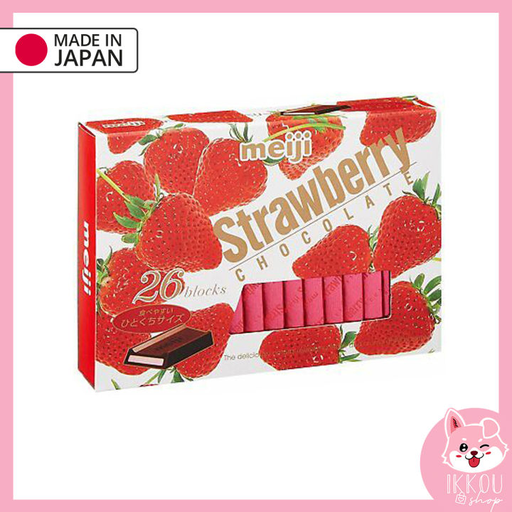 Meiji Strawberry Chocolate (26 Blocks) | Lazada PH
