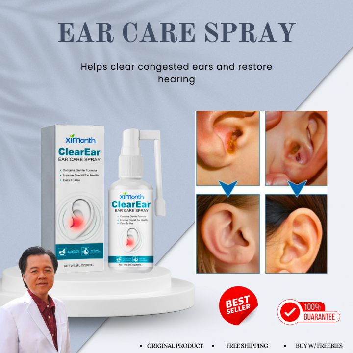 Original Ear Care Spray Fast Relief cure for earwax removal, Itchy Ears ...