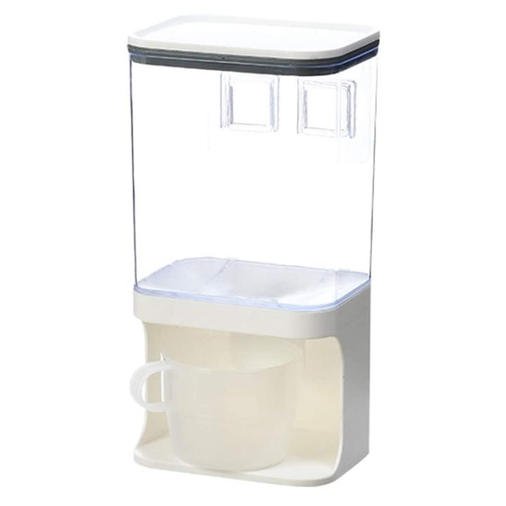 Wall-Mounted Dry Food Dispenser, Cereal Dispenser,Storage Cereal ...