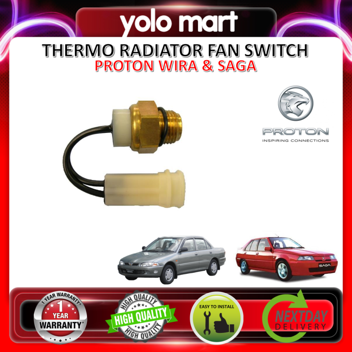 Proton Wira 】 Thermo Radiator Fan APM Switch - Radiator Fan Switch ...